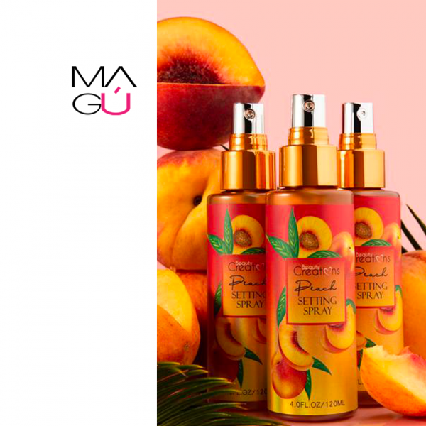 PEACH SETTING SPRAY 120ml. - Beauty Creations - MAGÚ ECUADOR