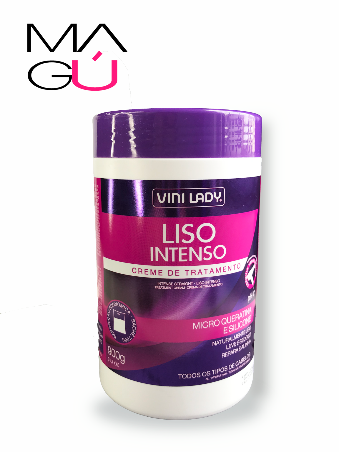 CREMA DE TRATAMIENTO LISO INTENSO 900G. VINI LADY - MAGÚ ECUADOR