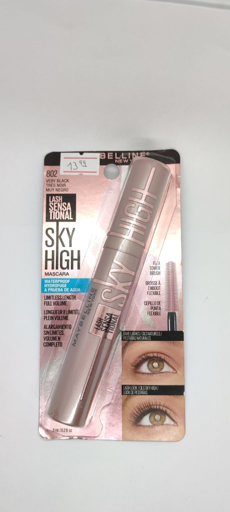 RIMEL MAYBELLINE LASH SENSATIONAL SKY HIGH, WATERPROOF MASCARA MAKEUP ...