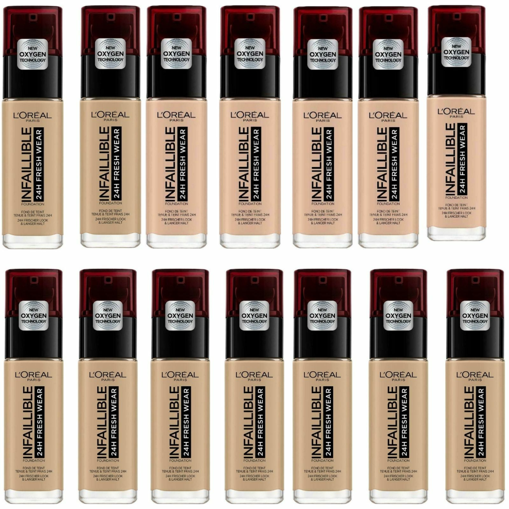 Maquillaje L'Oreal Paris Infalible hasta 24 horas de base de Fresh Wear ...