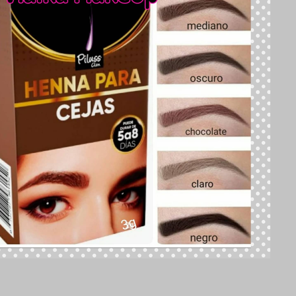 HENNA PARA CEJAS PILUSS CLON - MAGÚ ECUADOR