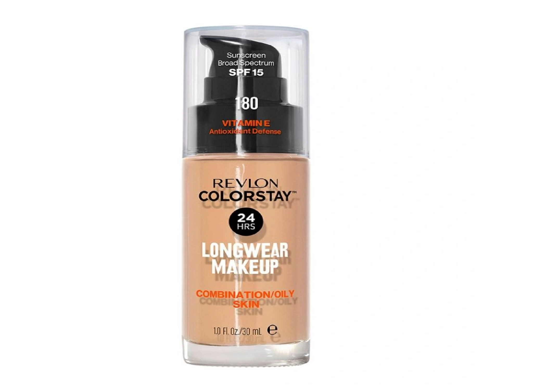 Base de maquillaje Revlon Colorstay 180 sand beige vitamina E 30 ml ...