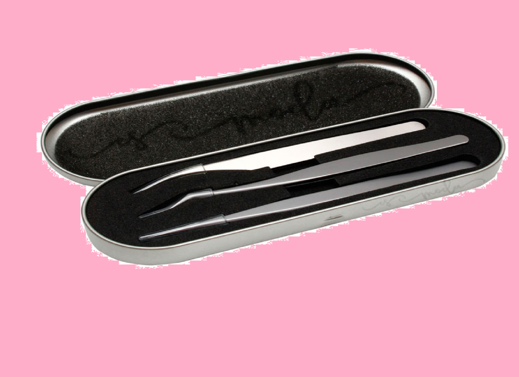 Set De 3 Pinzas Para Extensiones De Pestañas Con Estuche - MAGÚ ECUADOR
