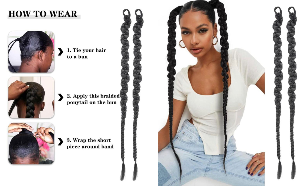 trenza Extensión del pelo 2 Set - MAGÚ ECUADOR